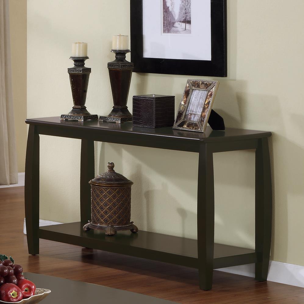 Espresso sofa table store
