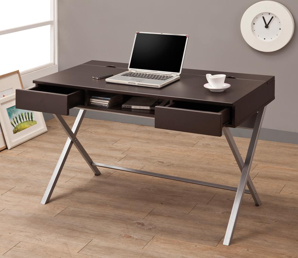 Cappuccino computer desk store