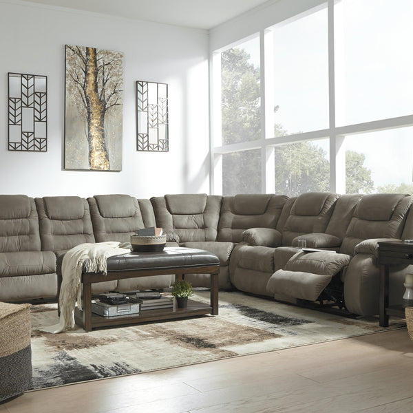 McCade 3 Piece Reclining Sectional