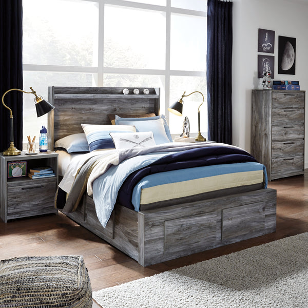 Baystorm Full Panel Bed with 4 Storage Drawers Bed Michael s Discount Portland